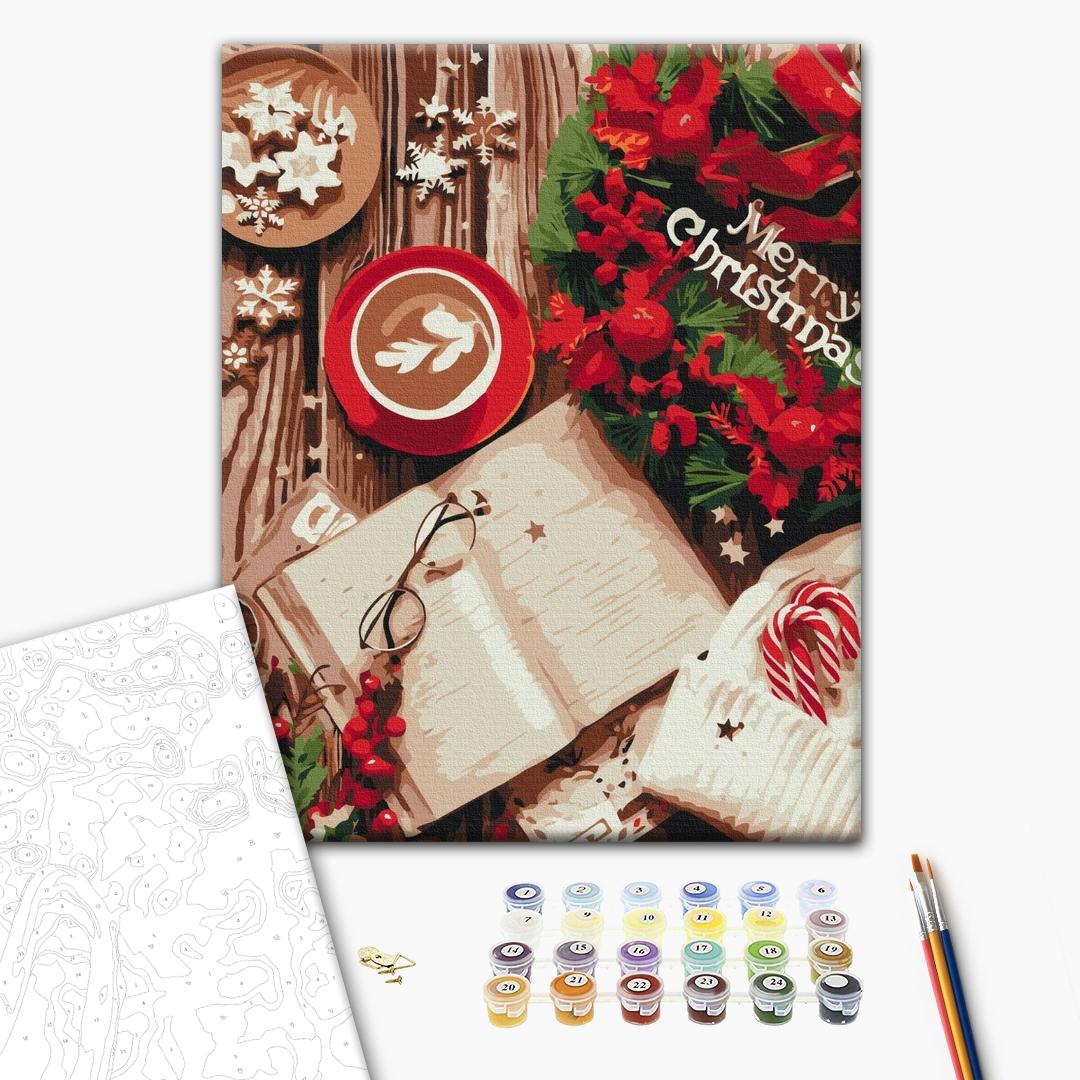 Painting by numbers Merry Christmas (BS51367)